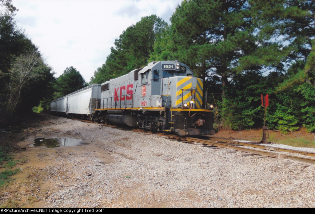 KCS 1921 NORTH AT MILEPOST 290.9